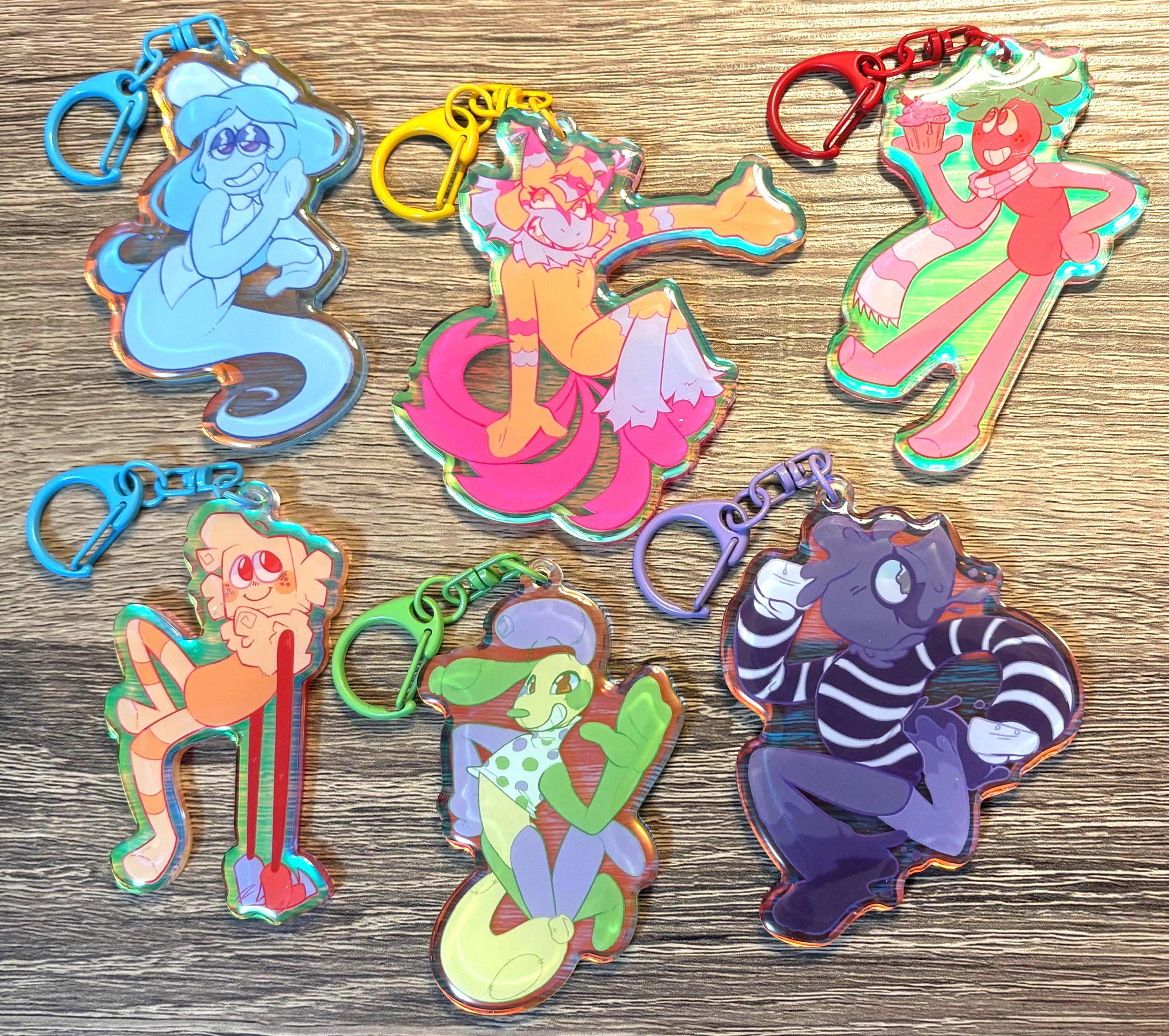Dandys World Acrylic Keychains - Etsy