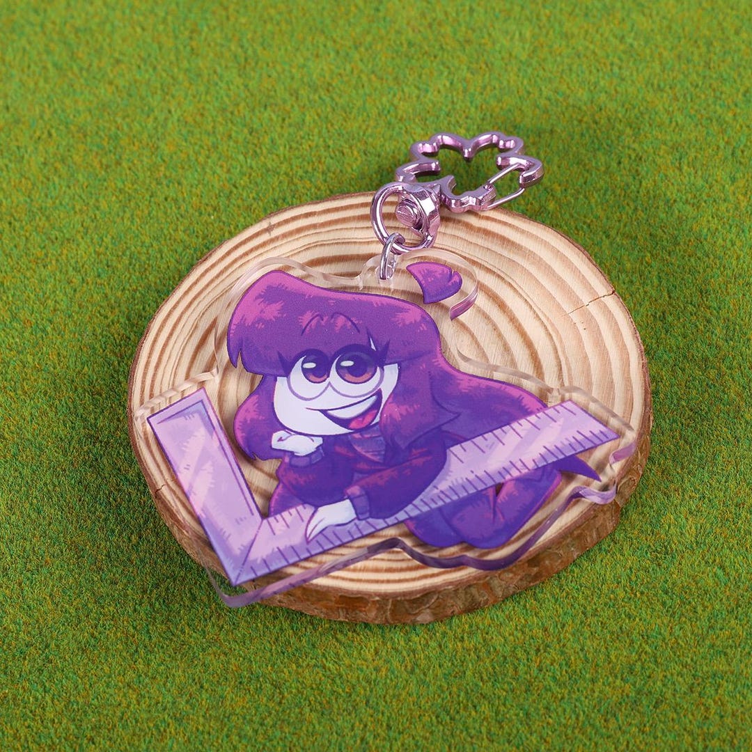 Lila - Spooky Month Acrylic Keychain - Etsy