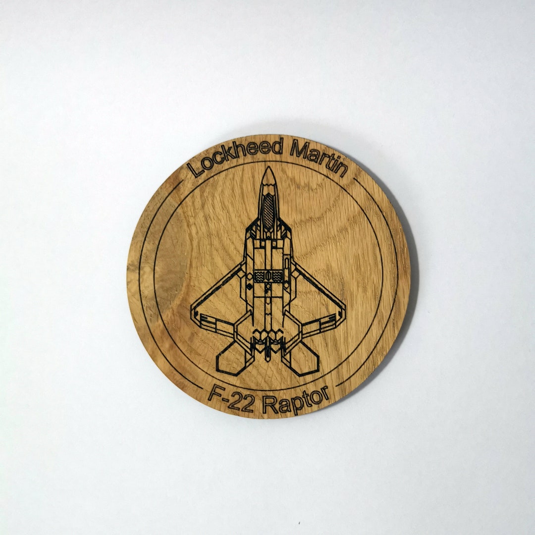 Coasters "fighter-jet" Oak/maple, Set of 4 - Etsy