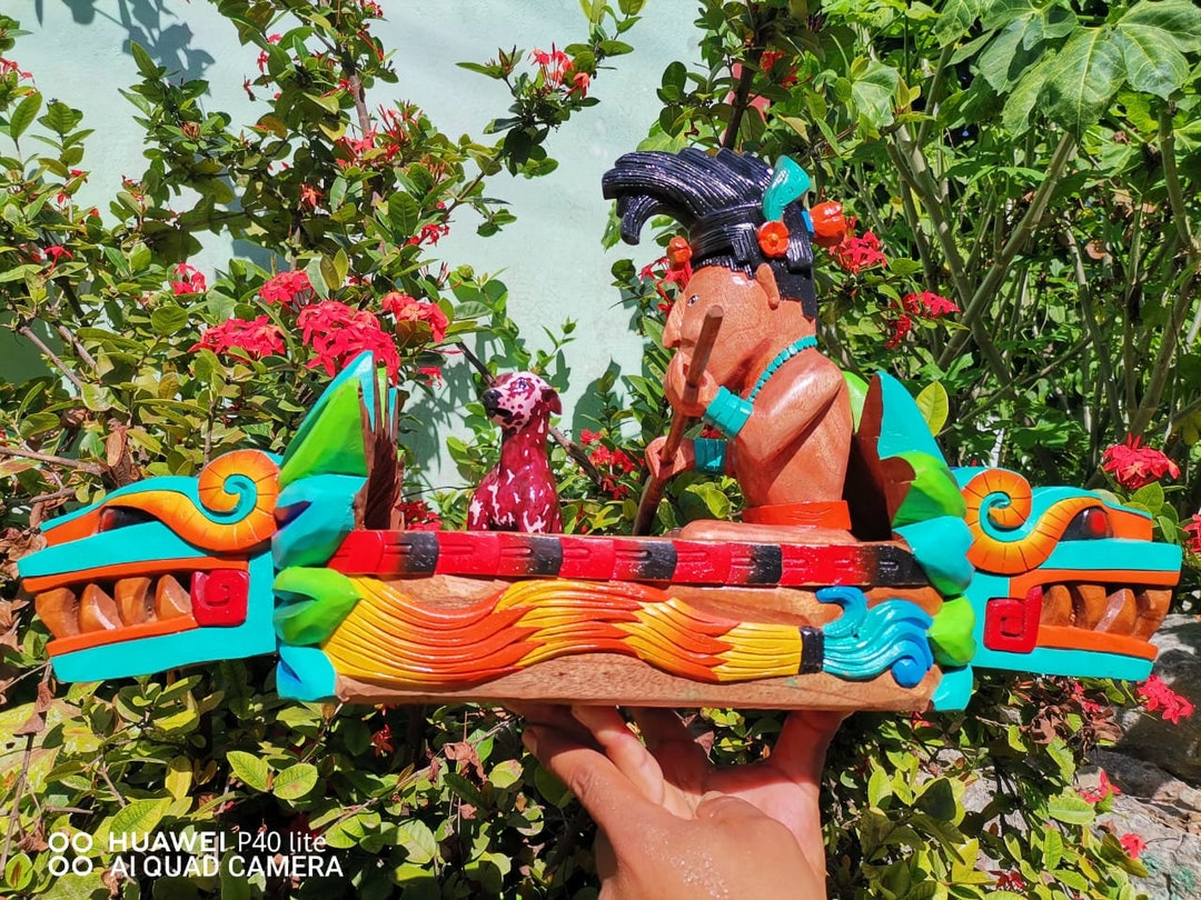 Mayan Quetzalcóatl Canoe A Mythical Journey in Wood and - Etsy
