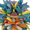 Fiesta Donkey Pinata Door Hanger With Vibrant Ribbons and Festive ...