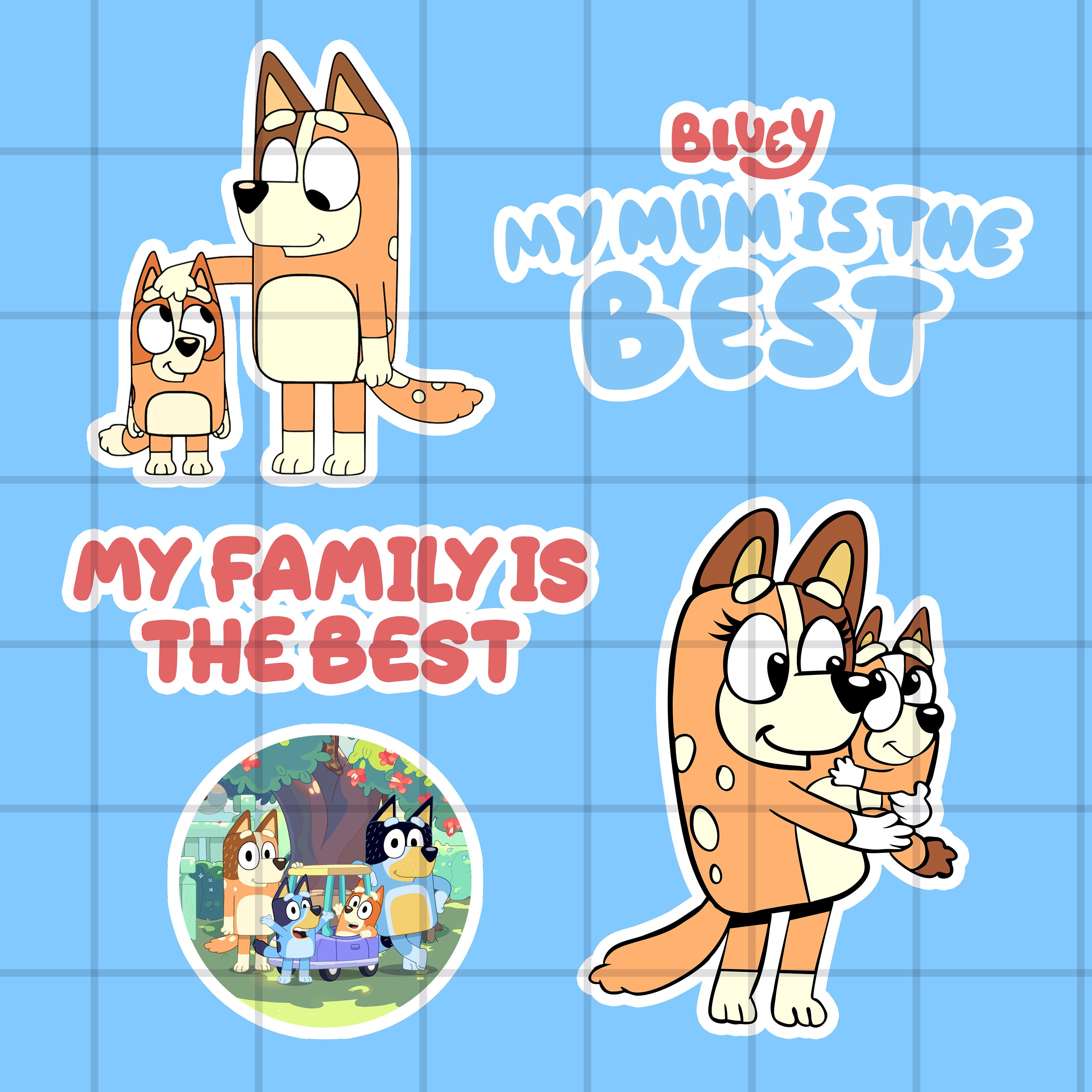 Bluey Family 60 PNG-SVG Files Bluey Svg Bluey Png Bluey - Etsy Australia