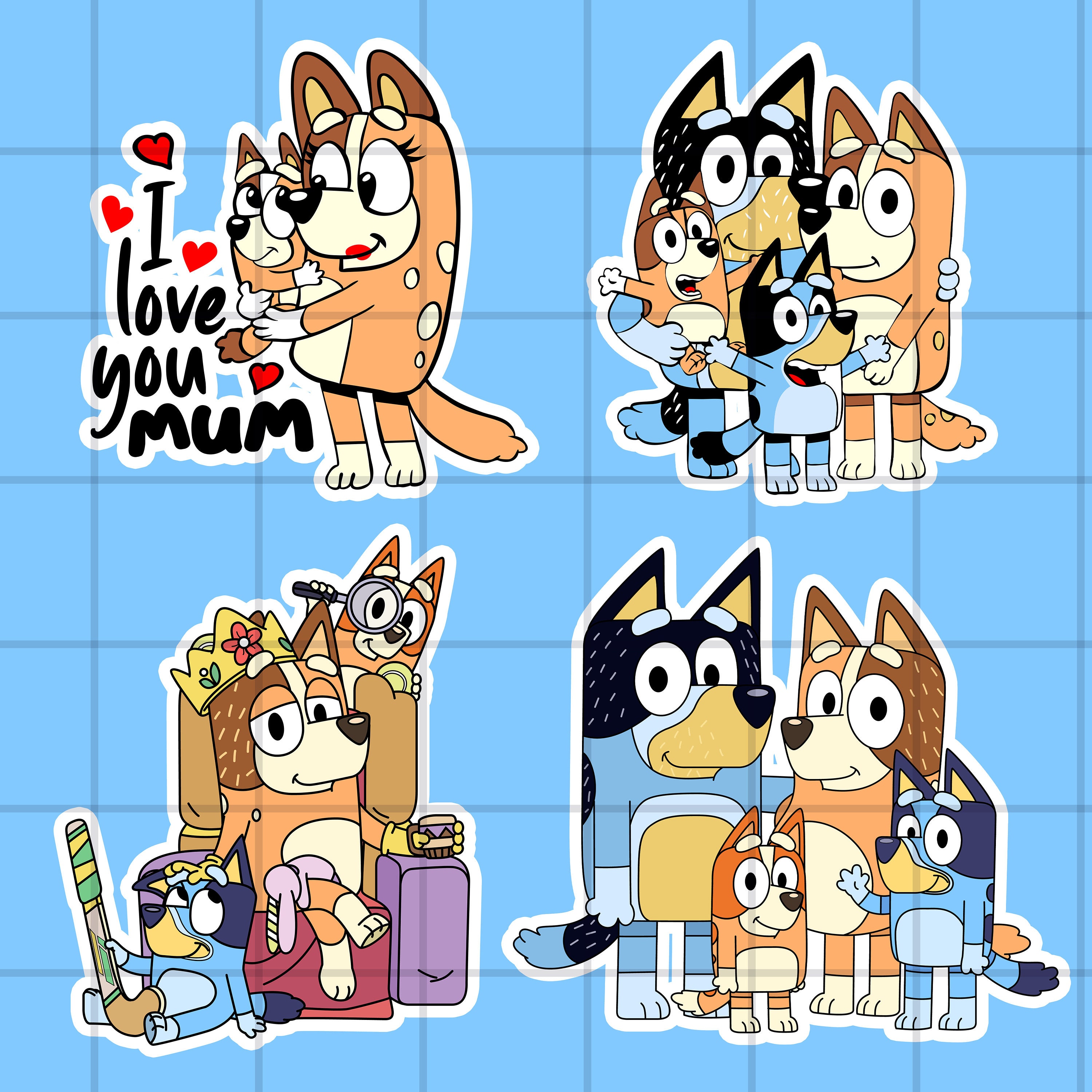 Bluey Family 60 PNG-SVG Files Bluey Svg Bluey Png Bluey - Etsy Australia