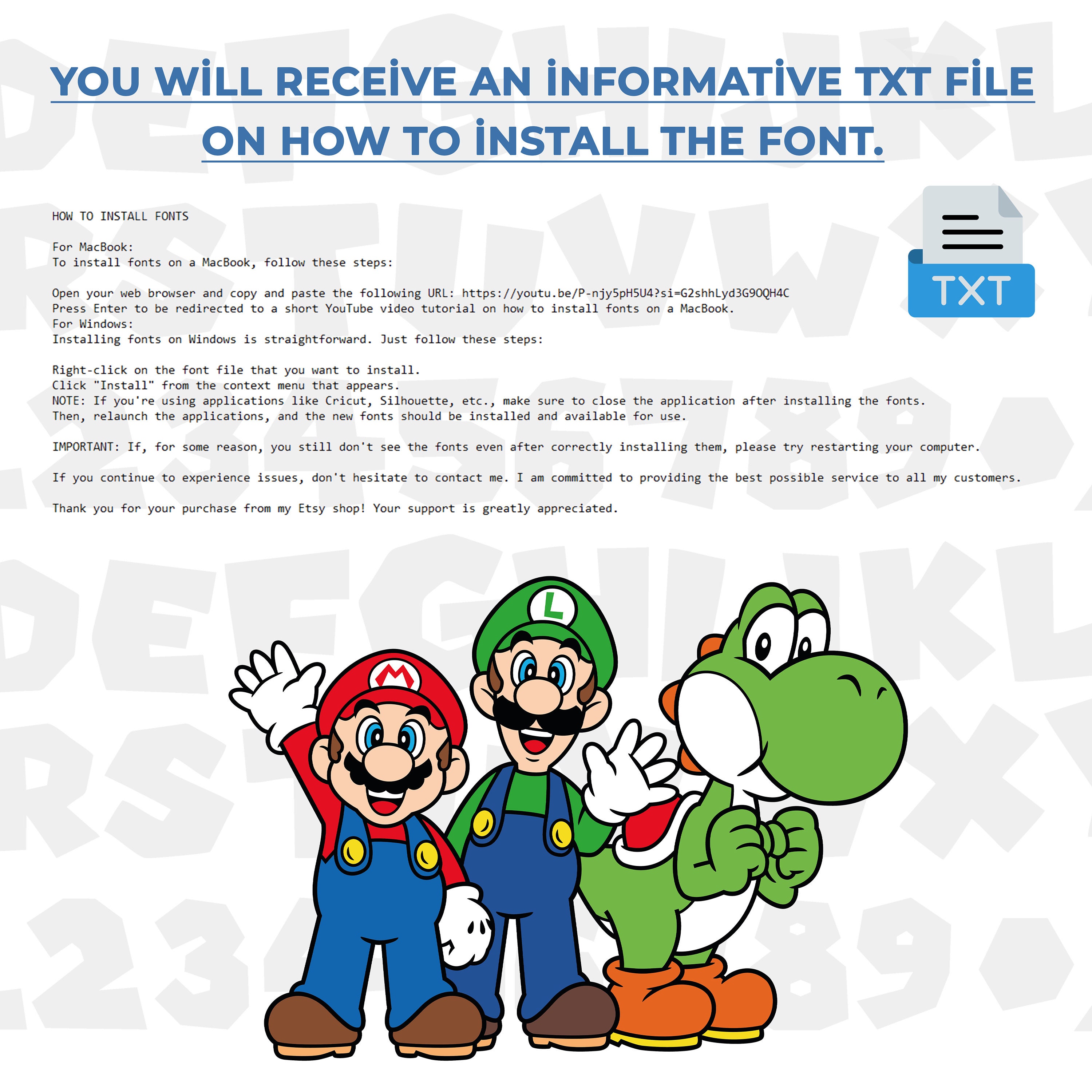 Mario Font, Super Mario Bros Font, Super Mario Font Svg, Mario Svg Font ...