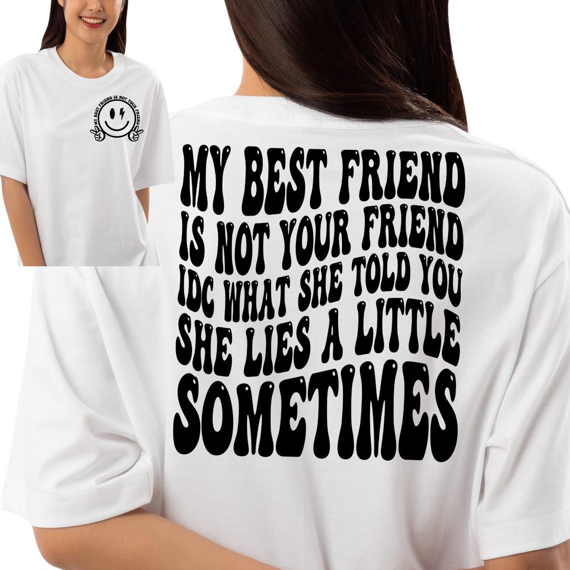 My Best Friend İs Not Your Friend Svg Png, Best Friend Svg, Funny Svg ...