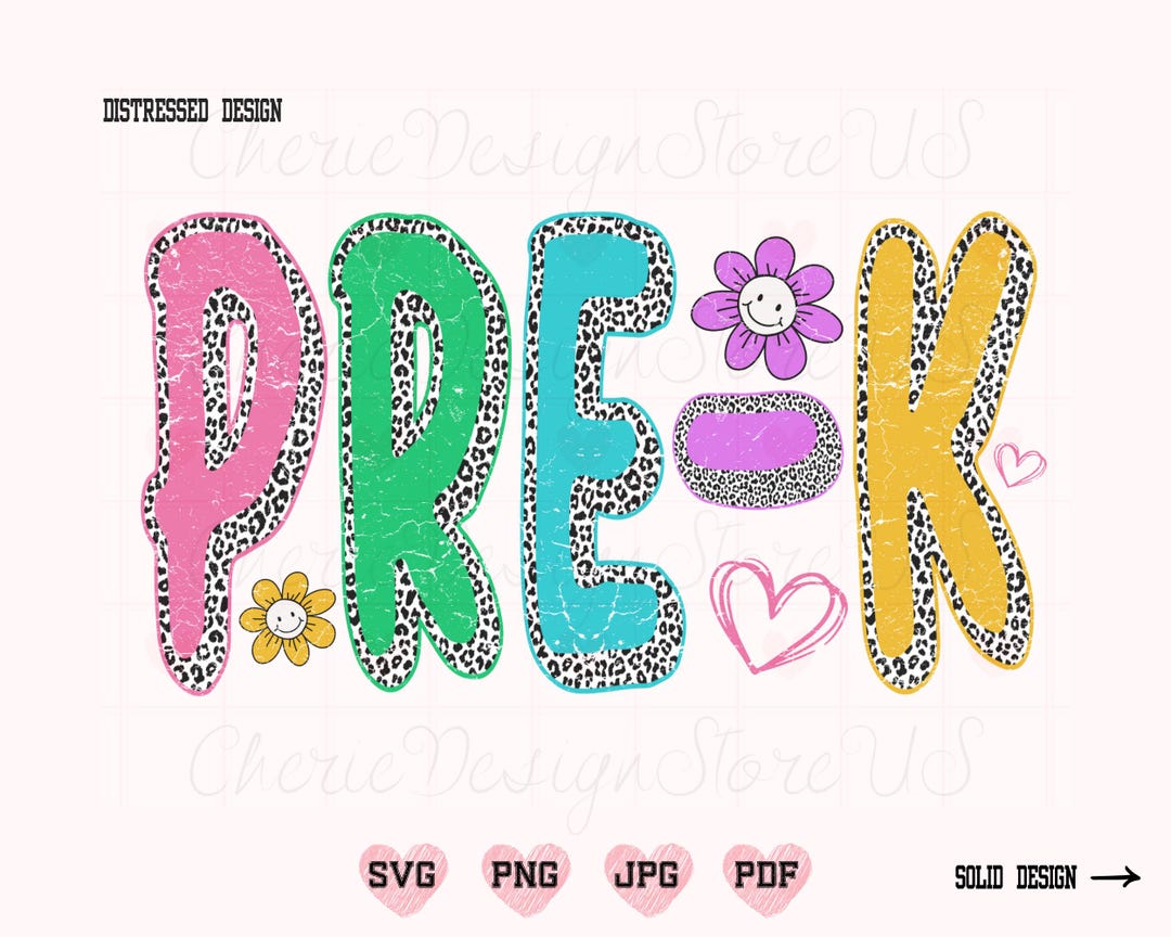 Pre K Svg Png, Pre K Shirt Svg, Back to School Svg, First Day of School ...
