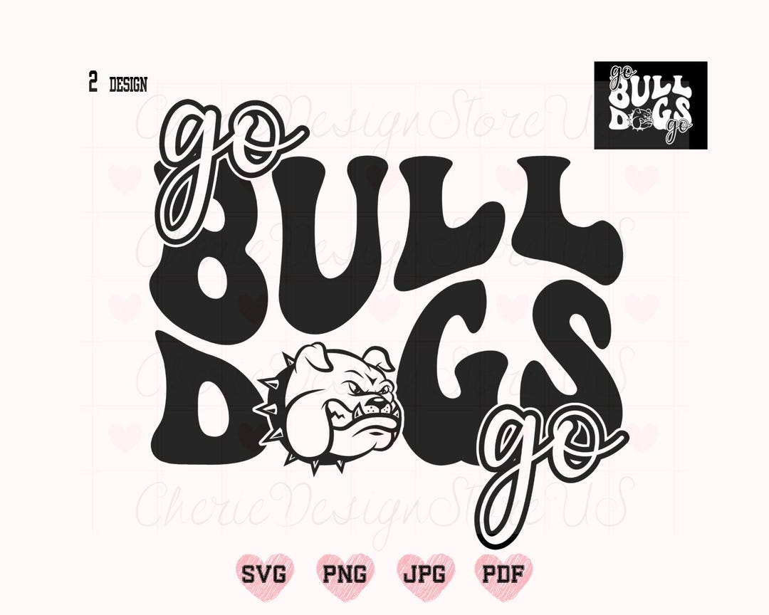 Go Bulldogs Svg, Go Bulldogs Png, Go Bulldog Football Svg, Bulldogs ...