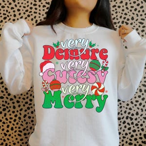 Very Demure Very Cutesy Very Merry Svg Png, Christmas Svg, Christmas ...