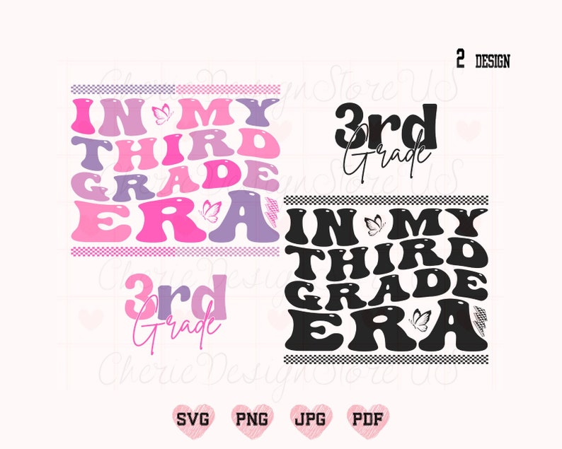 In My Third Grade Era Svg Png, 3rd Grade Svg, Third Grade Shirt Svg ...