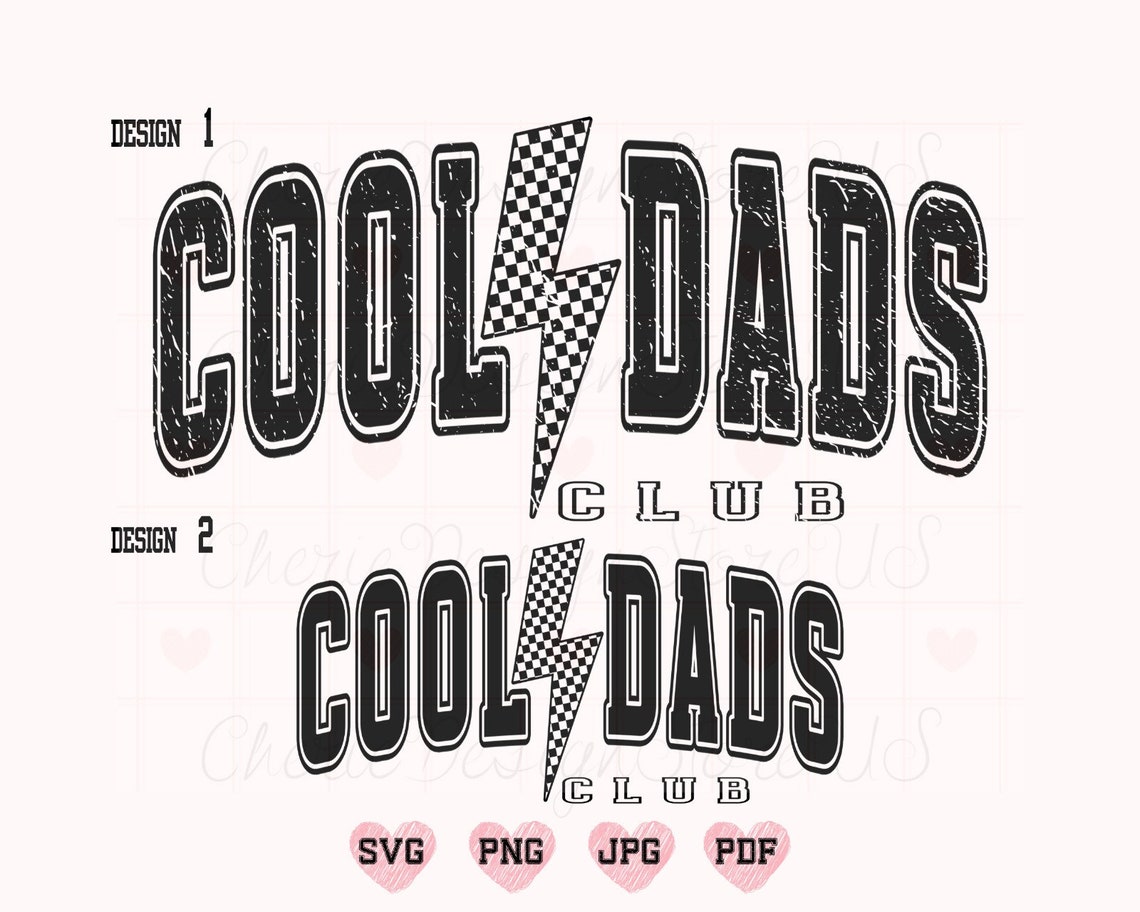Cool Dads Club Svg Png, Cool Dad Svg, Dad Svg, Dad Life Svg, Funn Dad ...