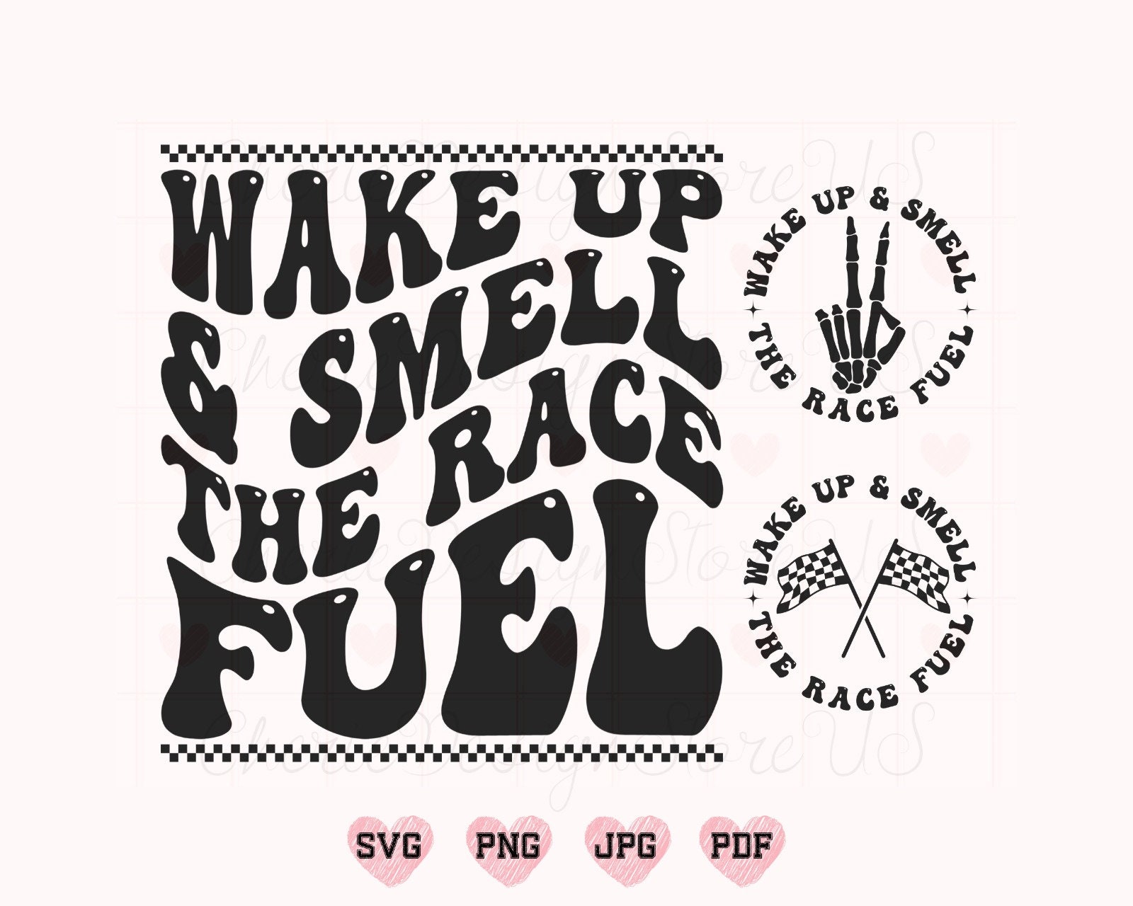 Wake up & Smell the Race Fuel Svg Png, Race Mom Svg, Race Mama Svg ...