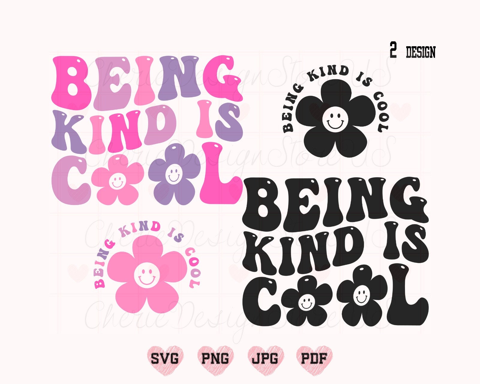 Being Kind İs Cool Svg Png, Positive Svg, Kindness Hoodie Svg, Happy ...