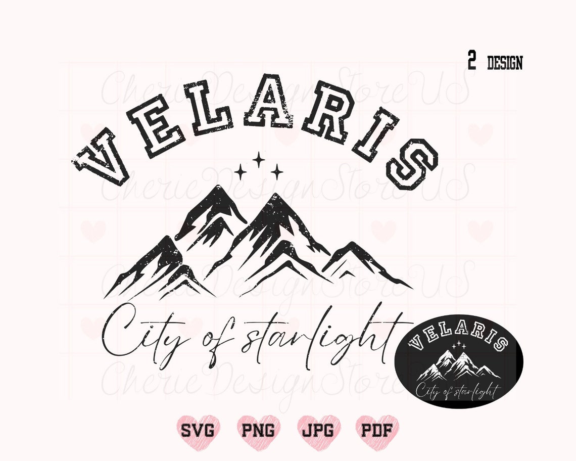 Velaris Svg, Velaris Png, City of Starlight Svg, Velaris Shirt Svg ...