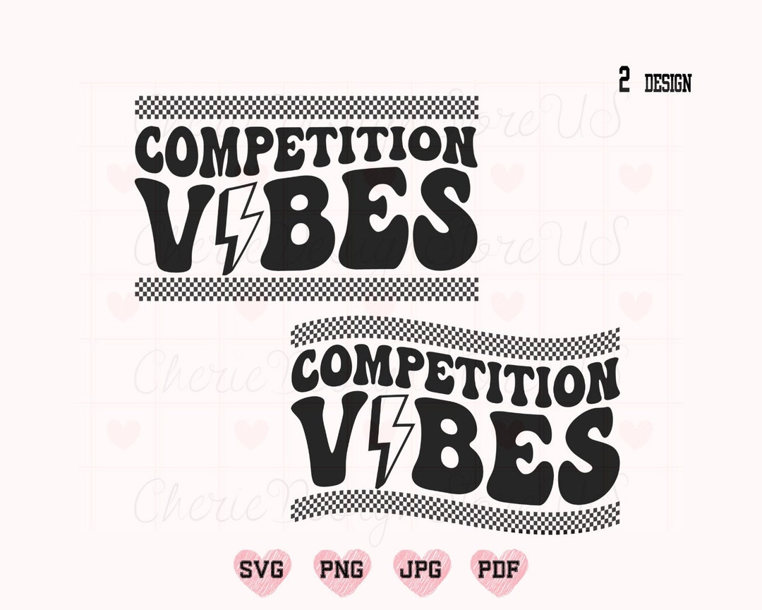 Competition Vibes Svg Png, Competition Svg, Cherleader Svg, Cheer Svg ...