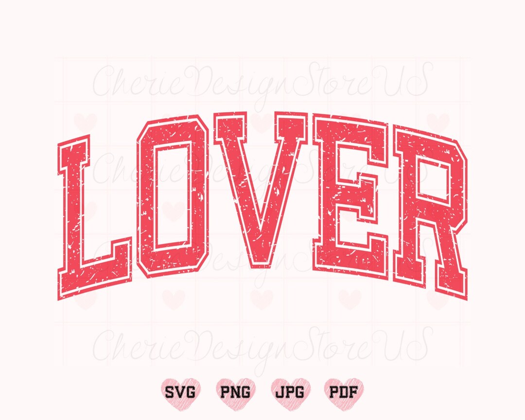 Lover Svg, Lover Png, Retro Lover Svg, Valentines Day Svg, Valentine ...