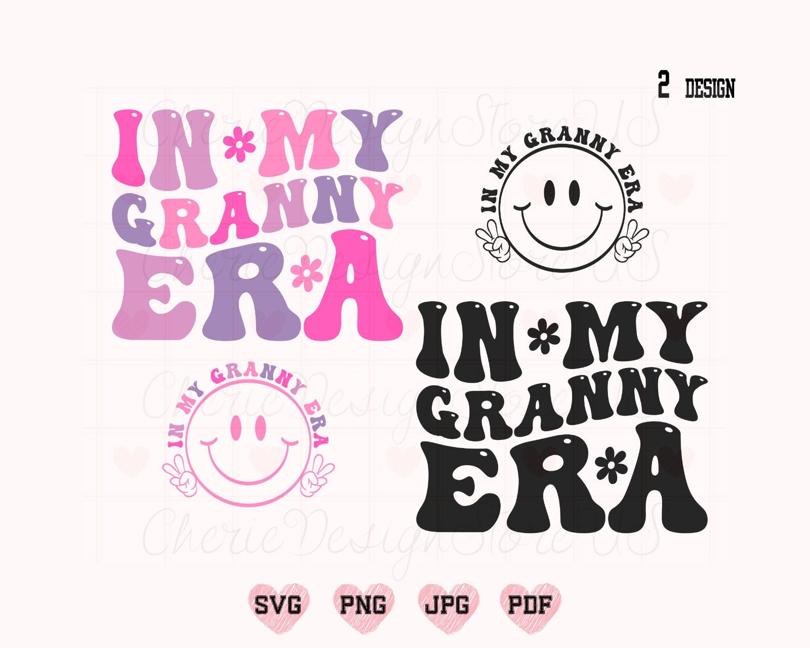 In My Granny Era Svg Granny Shirt Svg Grandma Svg Funny Granny Svg