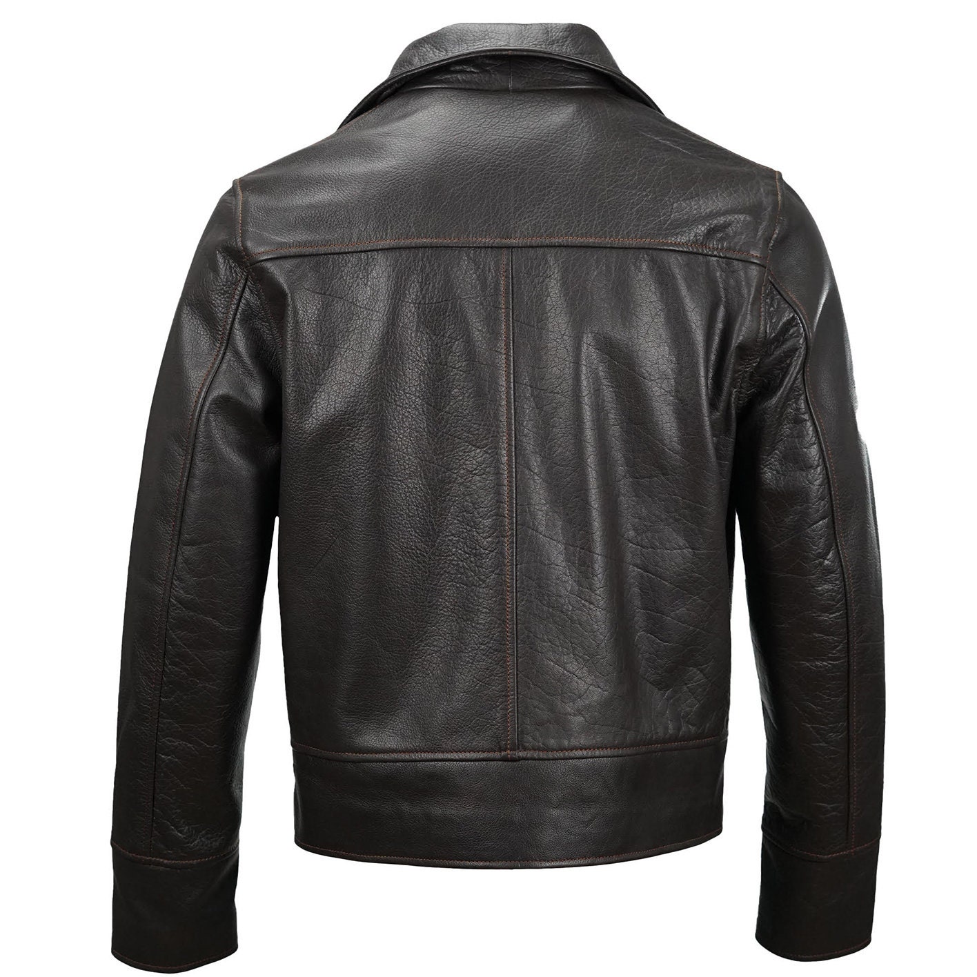 Classic Distressed Leather Jacket Mens, Vintage Style Leather Jacket ...