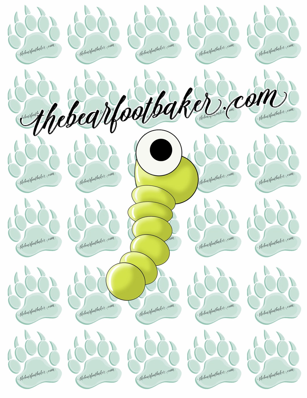 Worm Cookie Cutters and Plungers, 3D Printed - Etsy