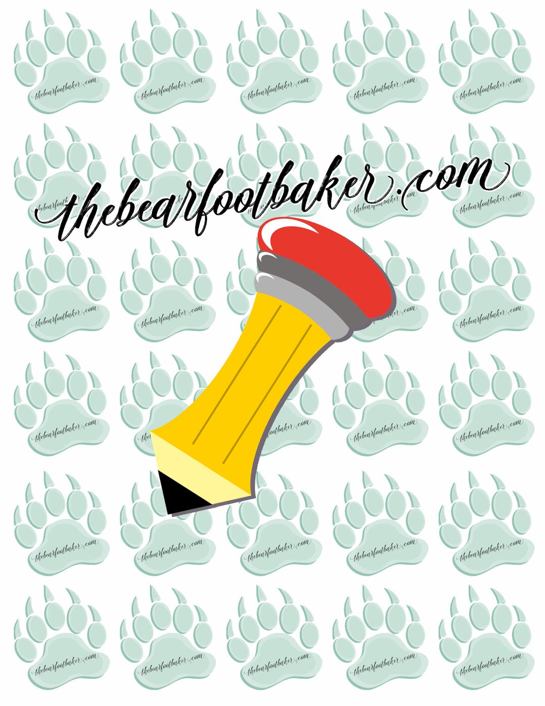 Back to School Cookie Cutter - Pencil Cookie Cutter - Plunger - 3D ...