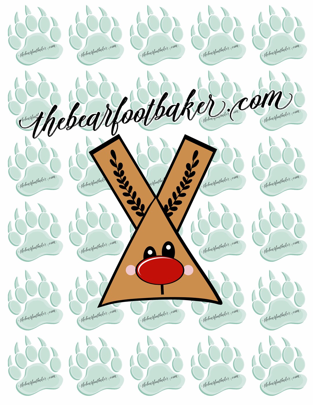 Deer- Renee Reindeer Cookie Cutter and Plungers, 3D Printed - Etsy