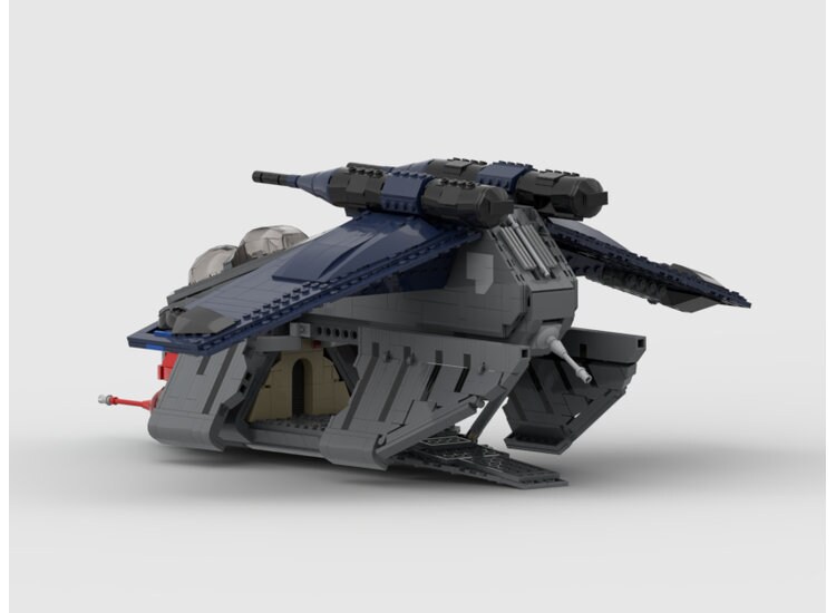 Stealth Laat/i Muunilinst 10 Gunship With Stealth Spec Ops Troopers - Etsy