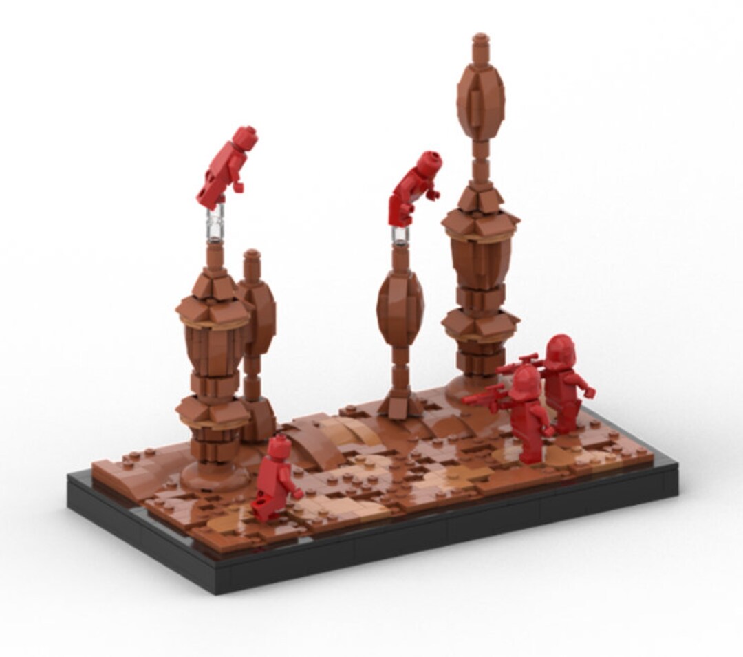 Small Geonosis Battlescape Display MOC With Custom Spec-ops Clone ...