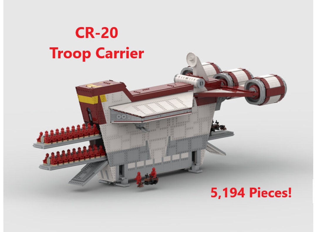 CR-20 Troop Carrier With 20x Custom Clone Troopers - Etsy