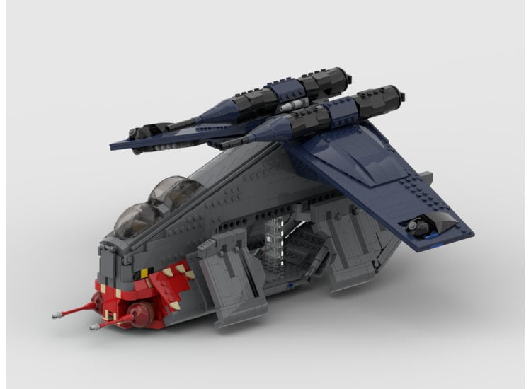 Stealth Laat/i Muunilinst 10 Gunship With Stealth Spec Ops Troopers - Etsy