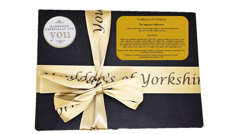Luxury Handmade Chocolate Truffle Gift Box - Youlden's of Yorkshire ...