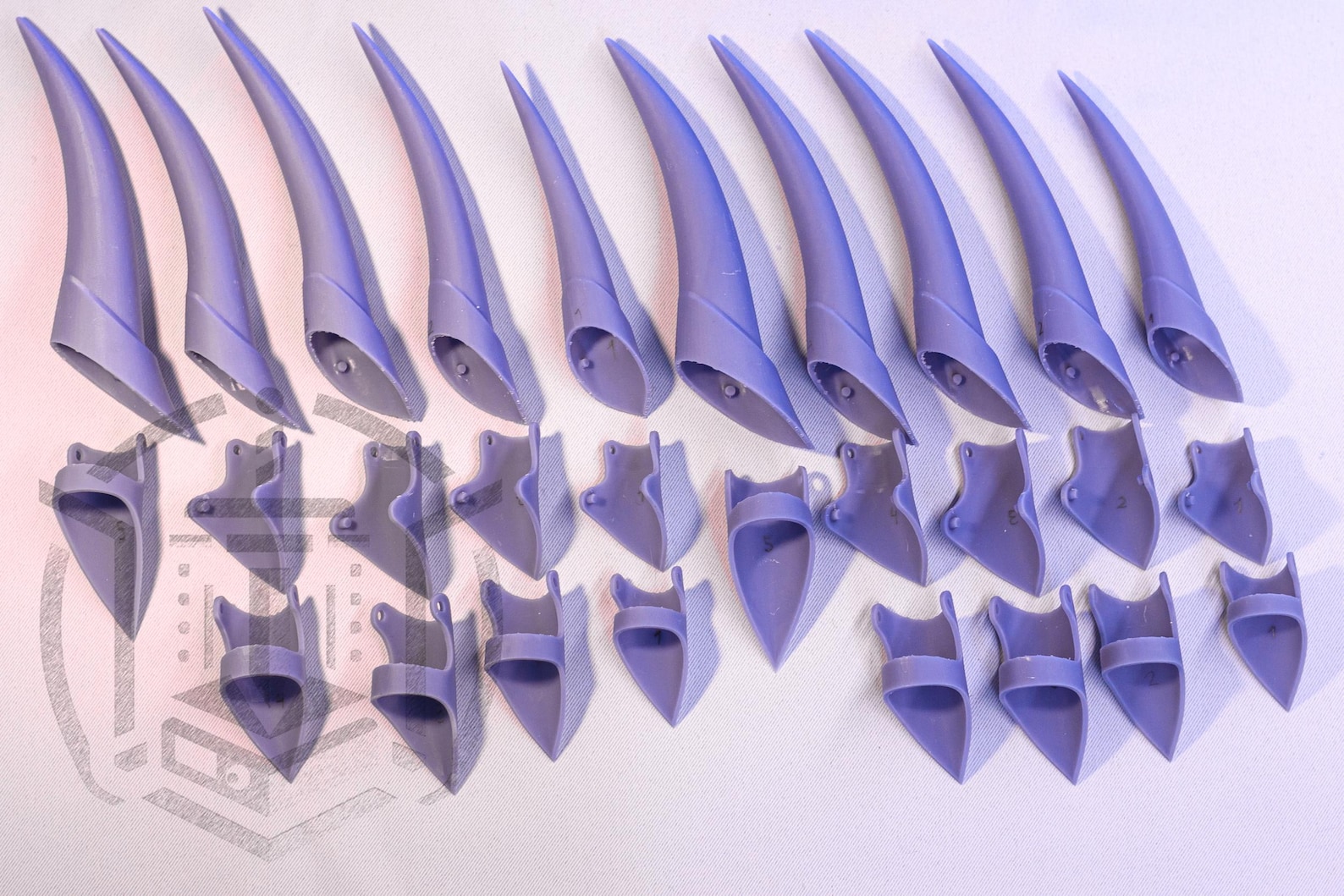 KDA Evelynn Claws Set RAW 3D Print - Etsy