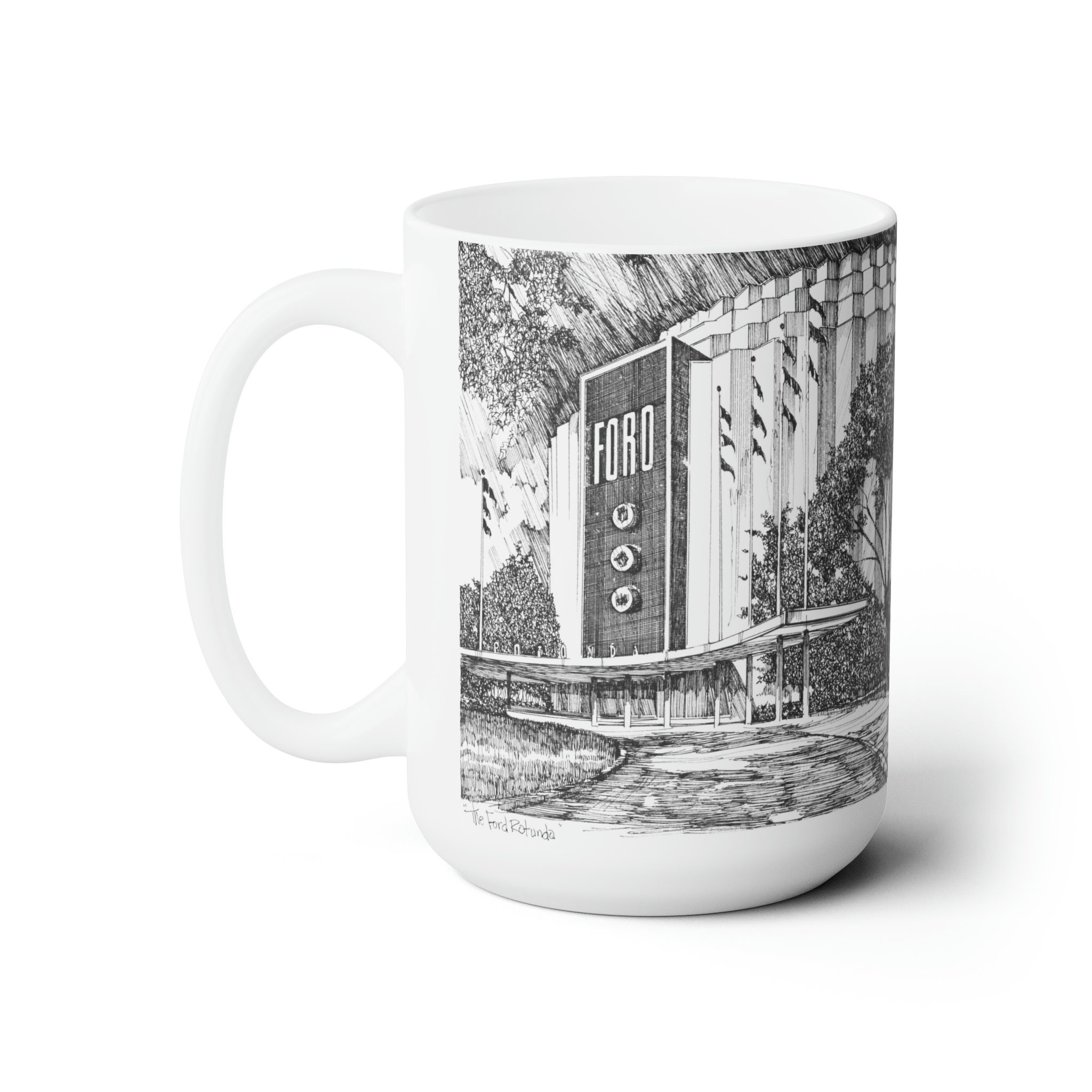 Mary's Memories of Ford Rotunda - 1956 Mug 15oz - Etsy