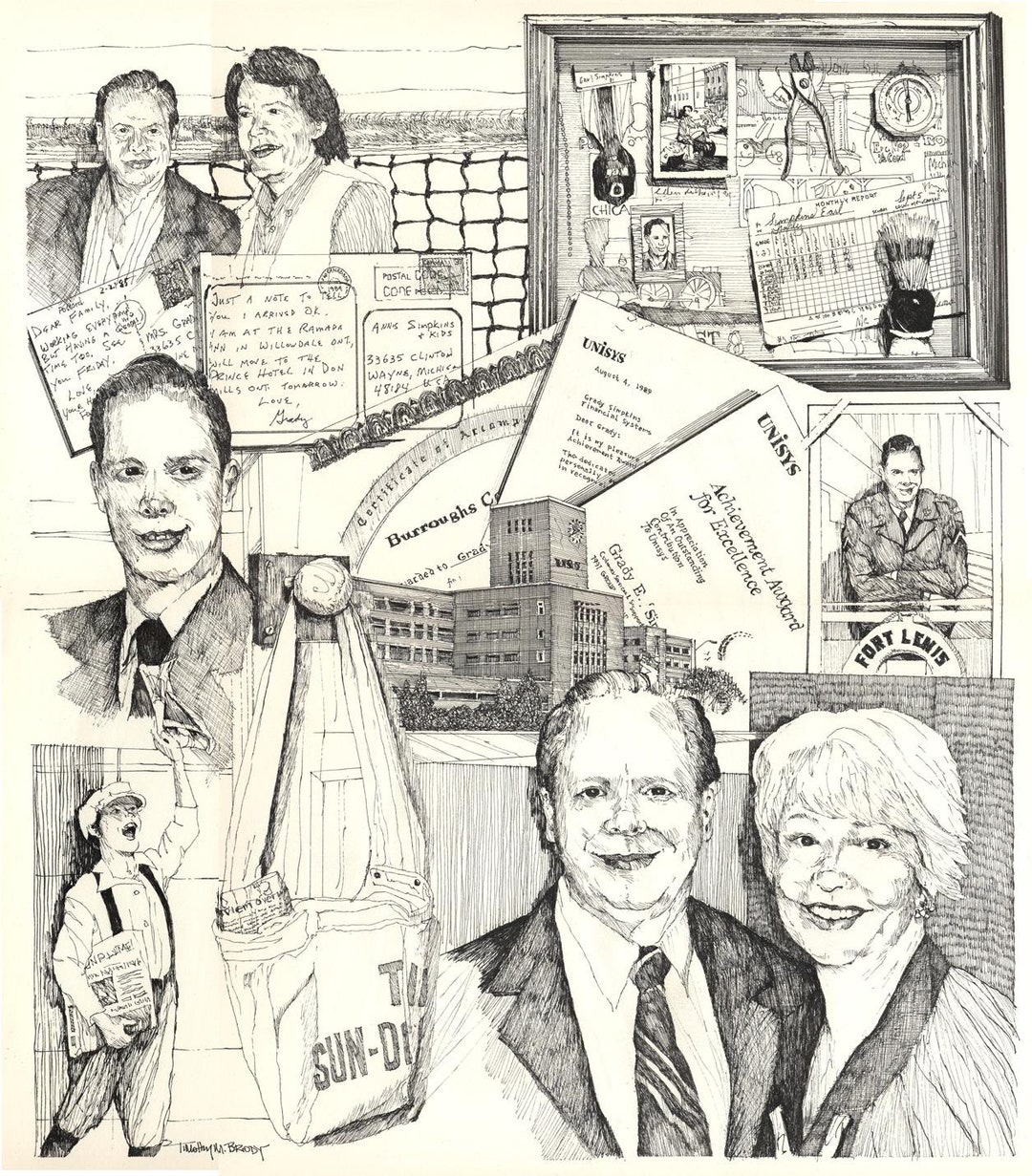 Life Portrait Pen and Ink Commissions, Custom Drawings, Personal Art - Etsy