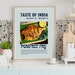Pomfret Fry India Poster Desi Art Kitchen Décor Food Art Eat Sign Pop ...