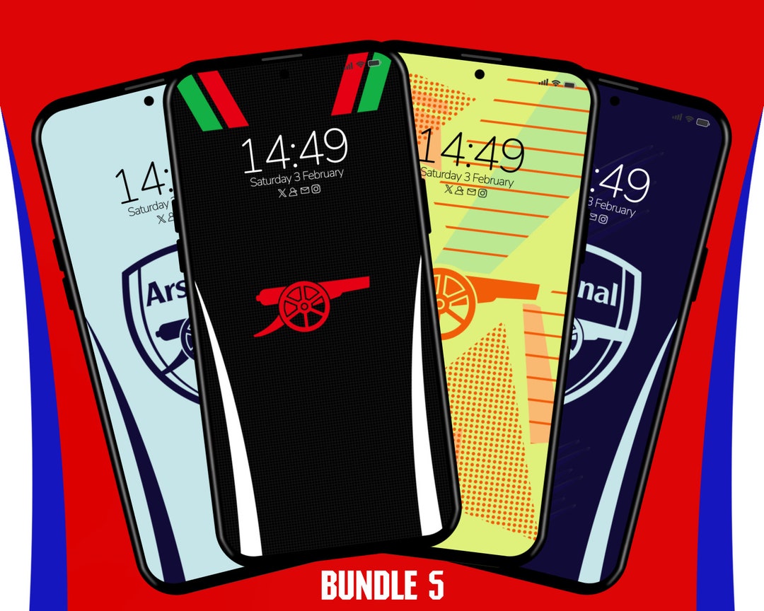 Arsenal 2024/25 Wallpapers BUNDLE 5 - Etsy