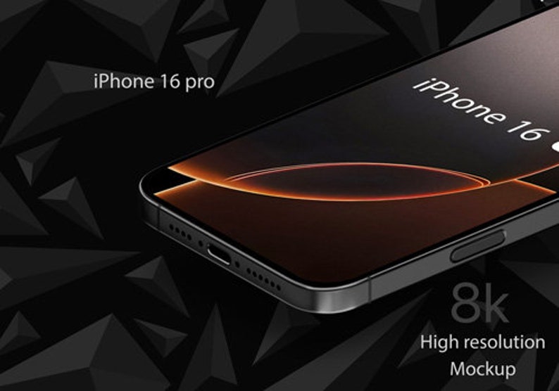 IPhone 16 Pro Mockups - 8K High Resolution - 20 Scenes - PSD Files - Etsy