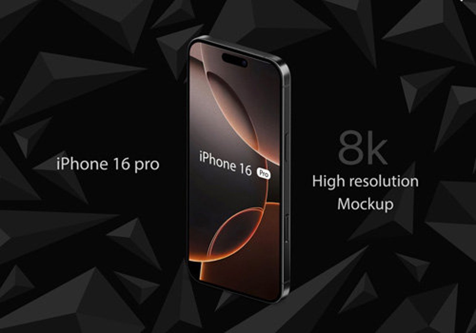 IPhone 16 Pro Mockups - 8K High Resolution - 20 Scenes - PSD Files - Etsy