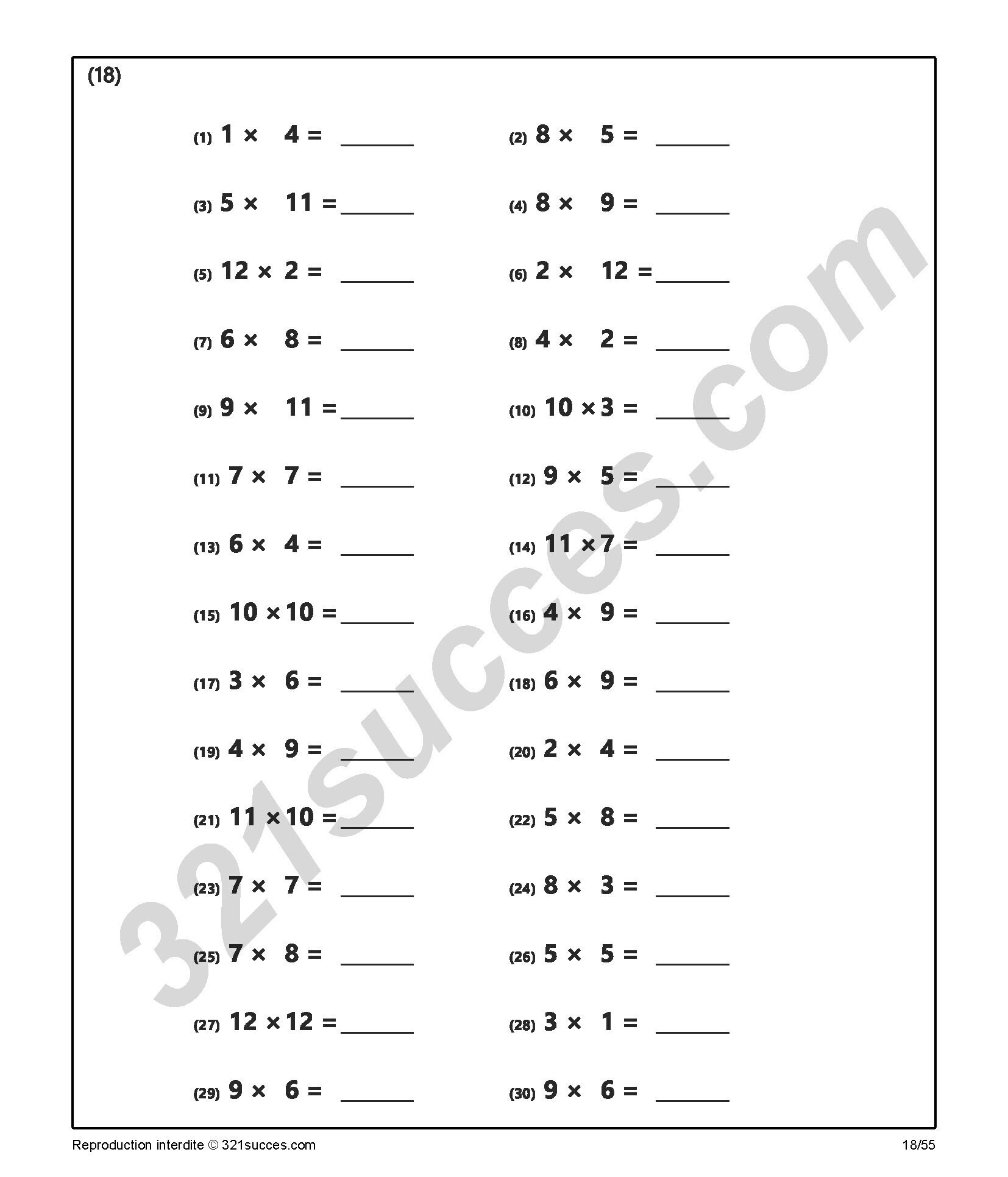 Multiplication Tables Division Tables Missing Term Exercise Book Maths ...