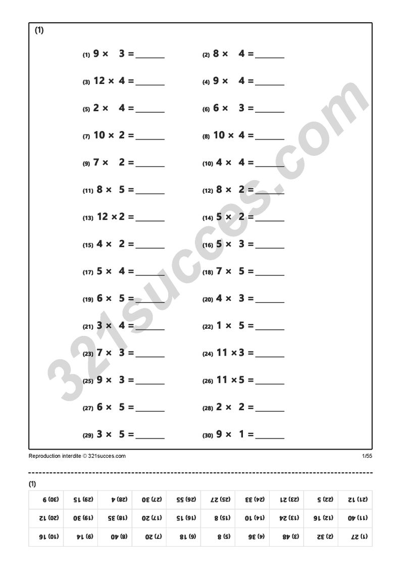 Multiplication Tables Division Tables Missing Term Exercise Book Maths ...