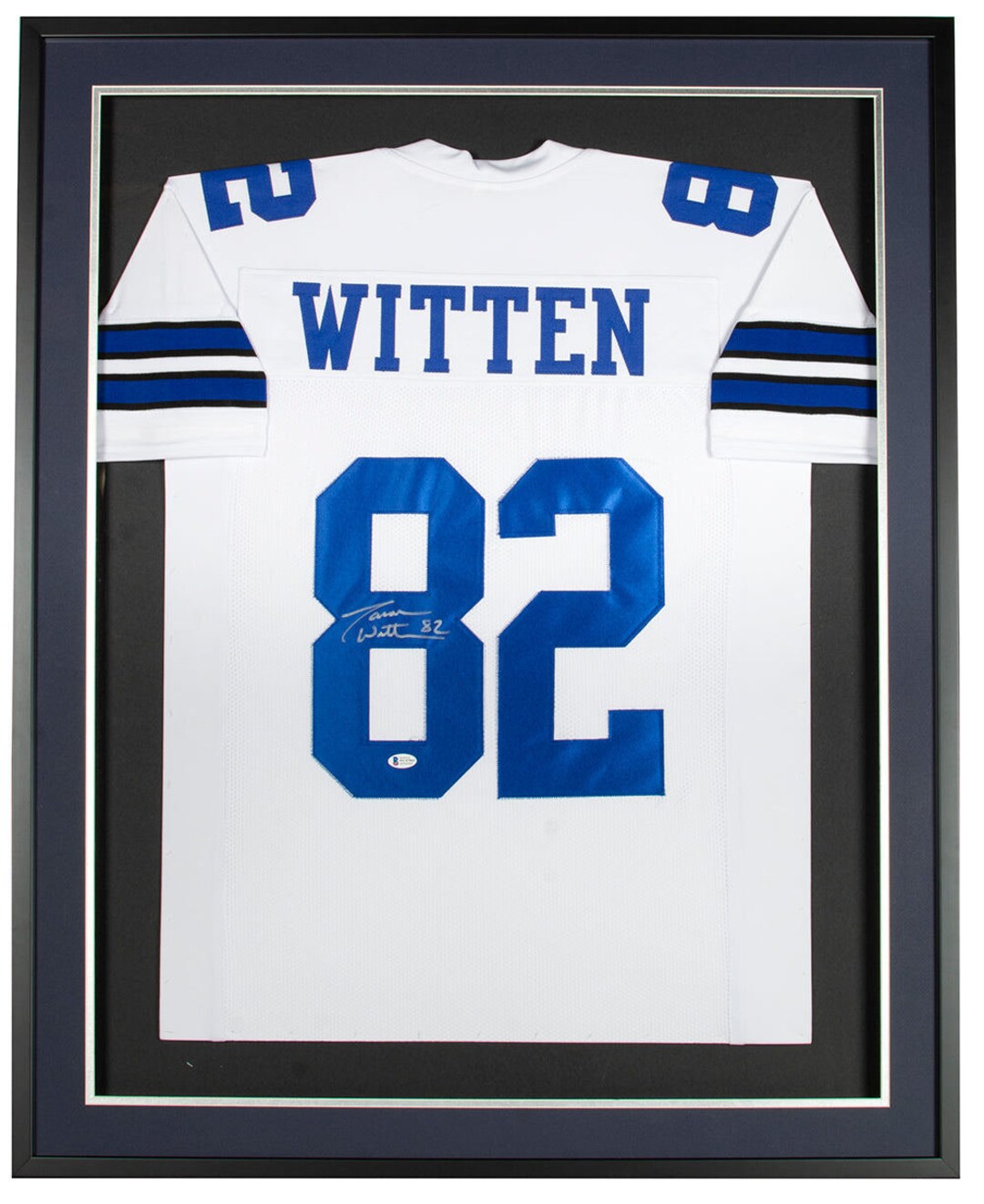 Jason Witten Signed Framed 36x42 Custom White Football Jersey - Etsy