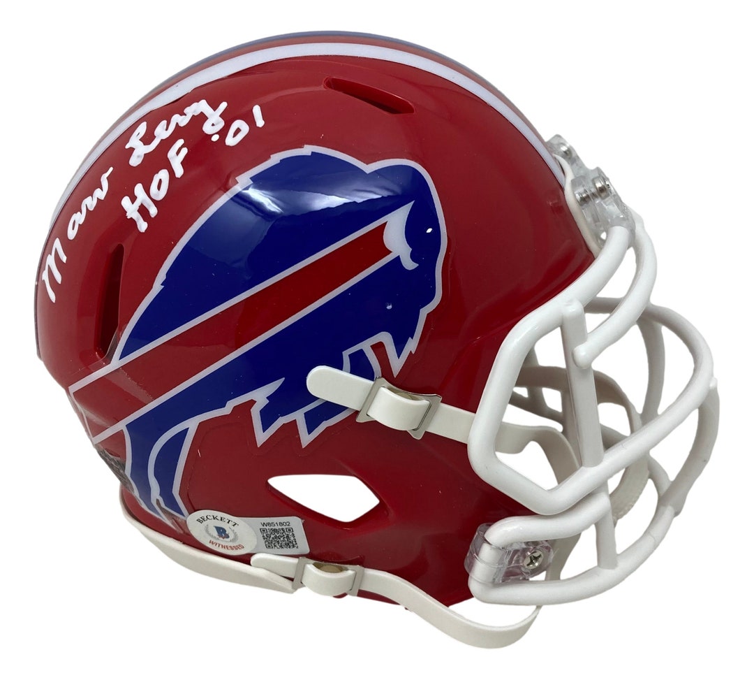 Marv Levy Signed Buffalo Bills Mini Speed Helmet HOF 01 BAS - Etsy