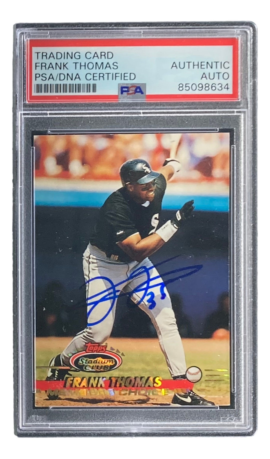 Frank Thomas Signed 1993 Topps 746 Chicago White Sox Trading - Etsy