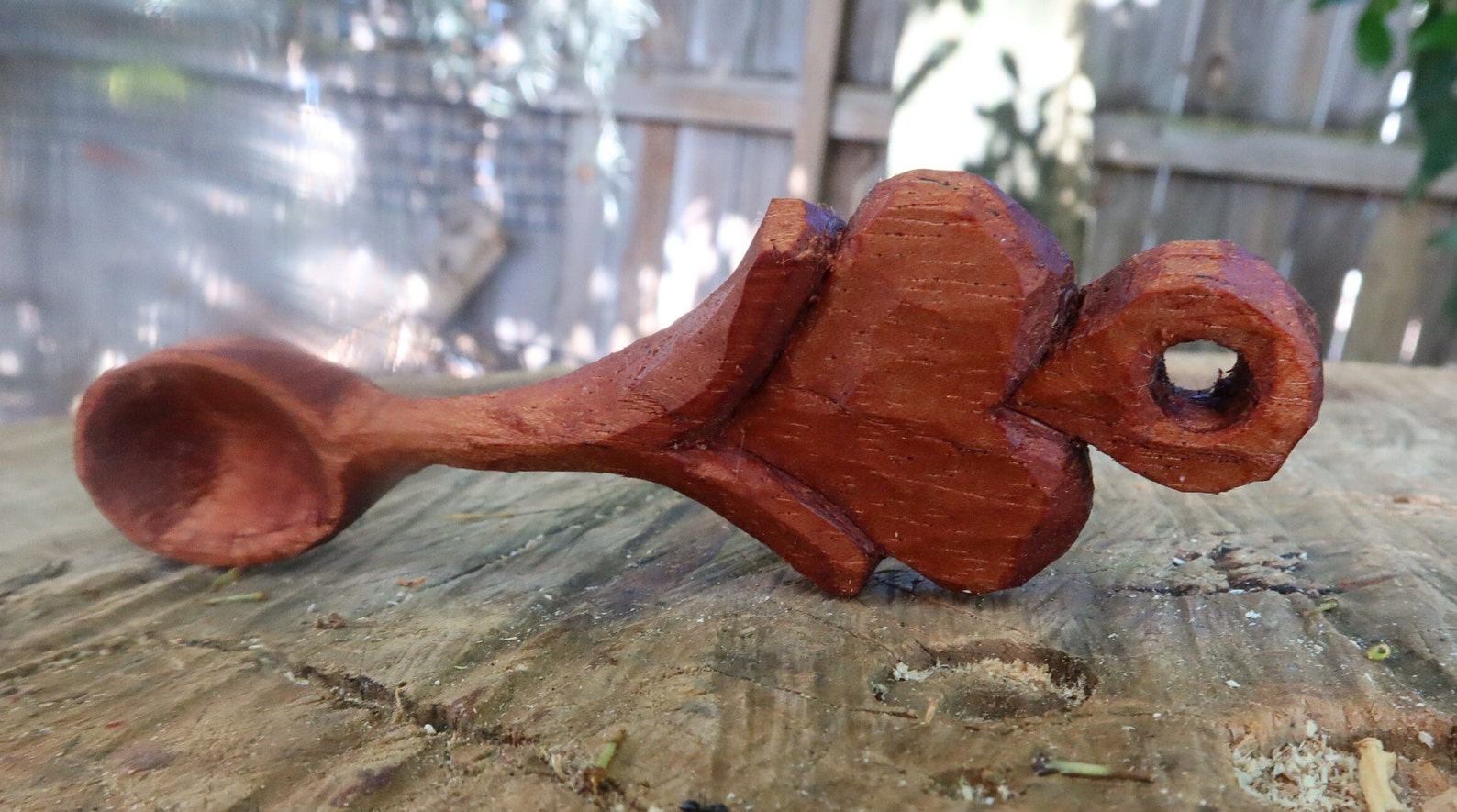 Hand Carved Welsh Love Spoon - Etsy