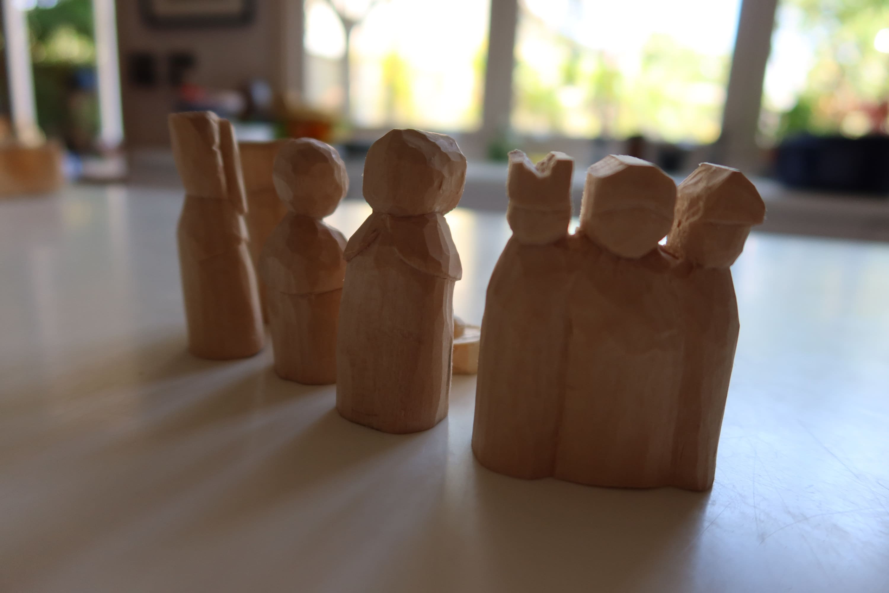 Hand Carved Nativity Set - Etsy