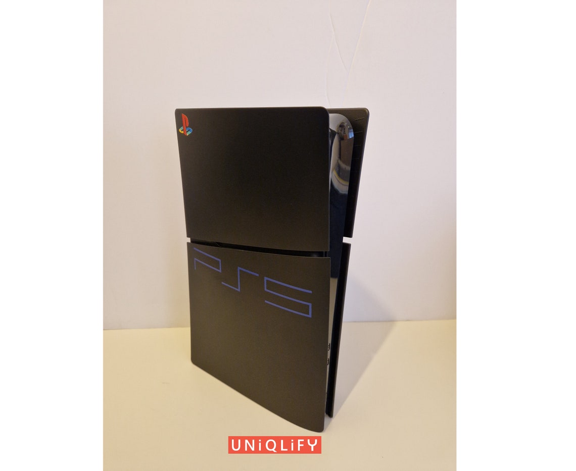 Playstation 5 PS5 Slim Retro PS2 Logo Themed Face Plate Case Cover - Etsy
