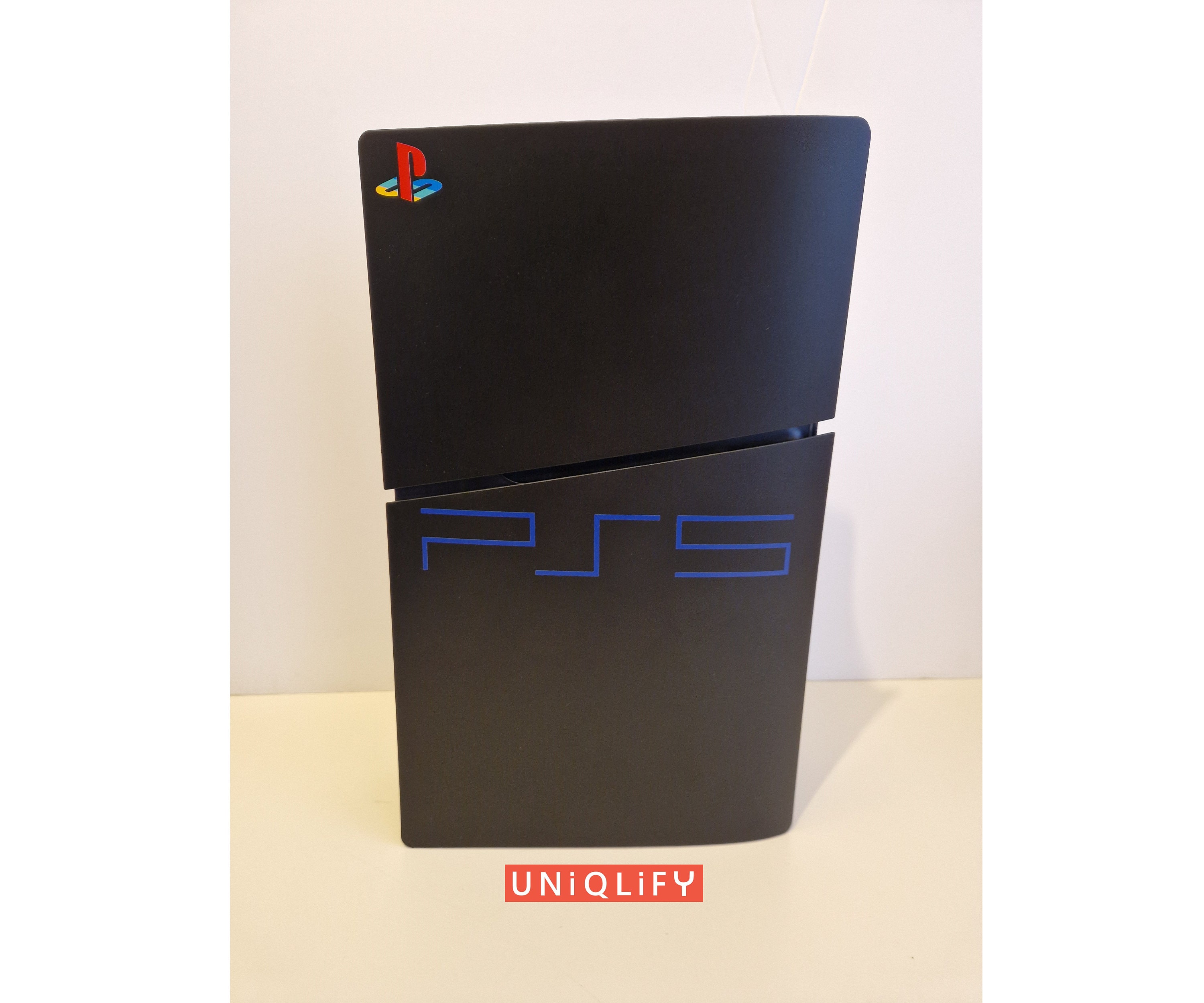 Playstation 5 PS5 Slim/pro | Retro PS2 Logo Themed Face Plate Case ...