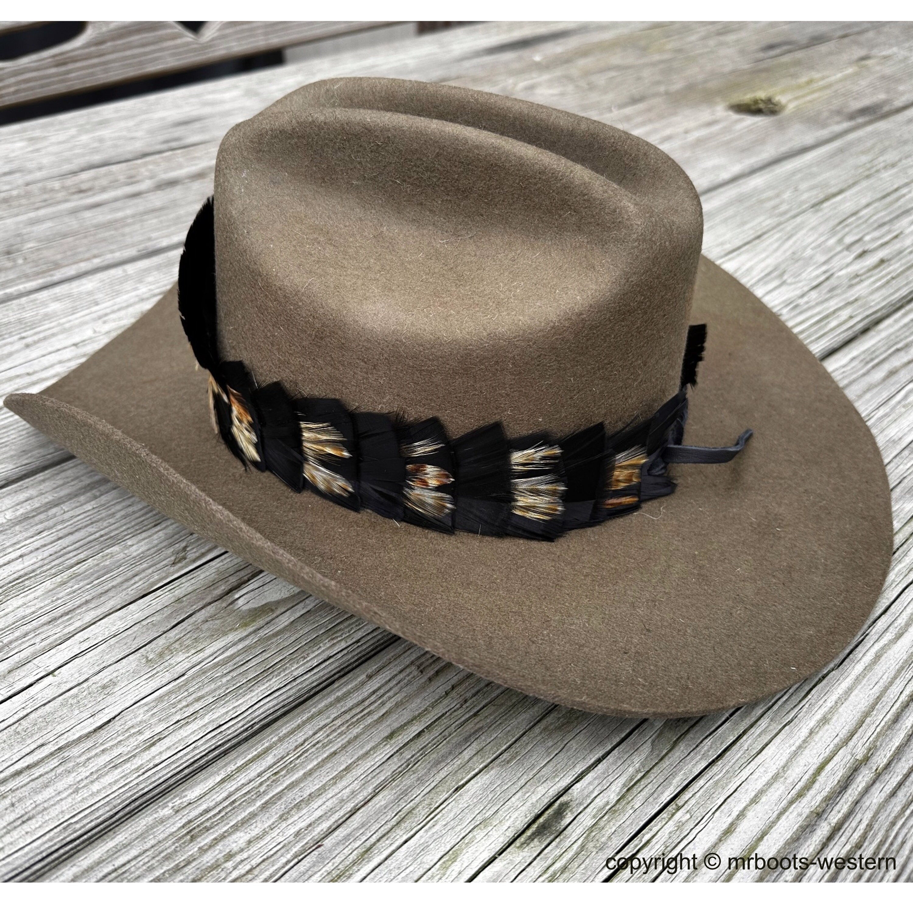 AU-FHB-03 Western Feather Hat Band for Cowboy Hats - Etsy
