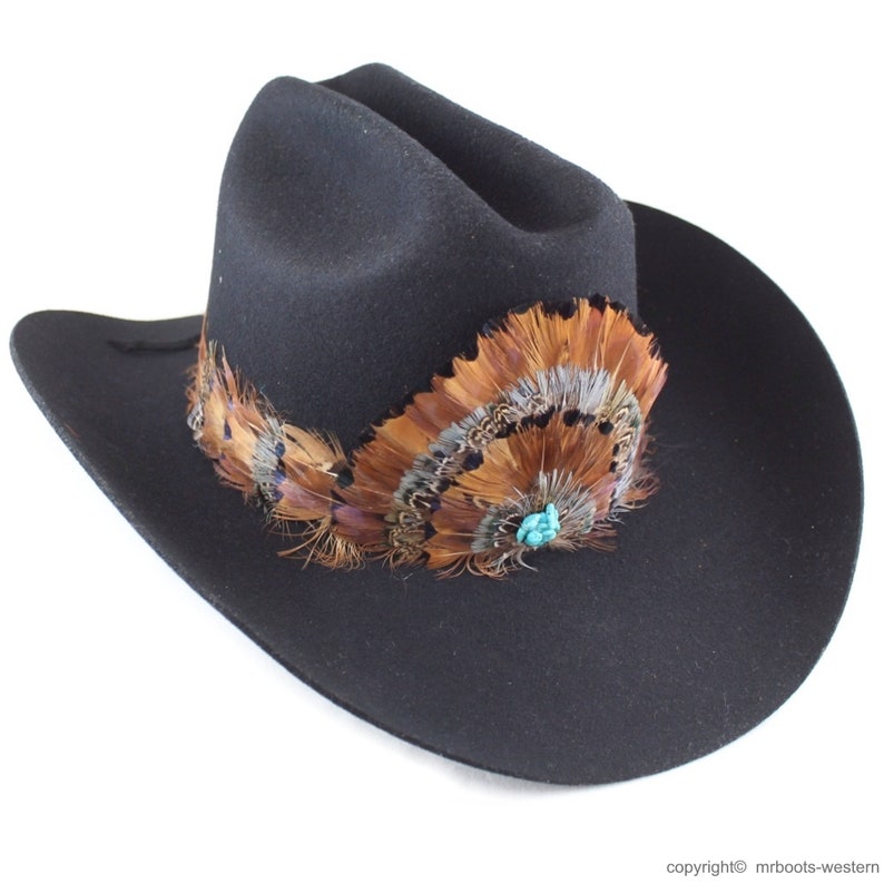 Western Feather Hat Band for Cowboy Hats AU-FHB-08 - Etsy