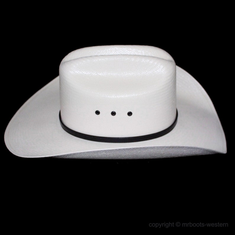 Au-lc-02-bk-xl Western Leather Hat Band for Cowboy Hats Plain Black ...