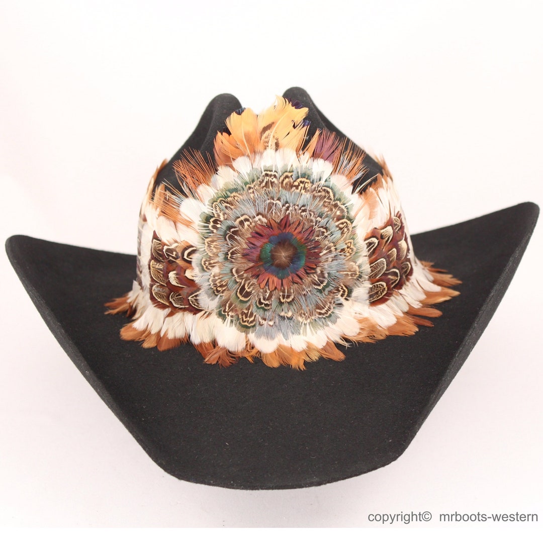 SGF-FB-6000 Western Feather Hat Band for Cowboy Hats - Etsy