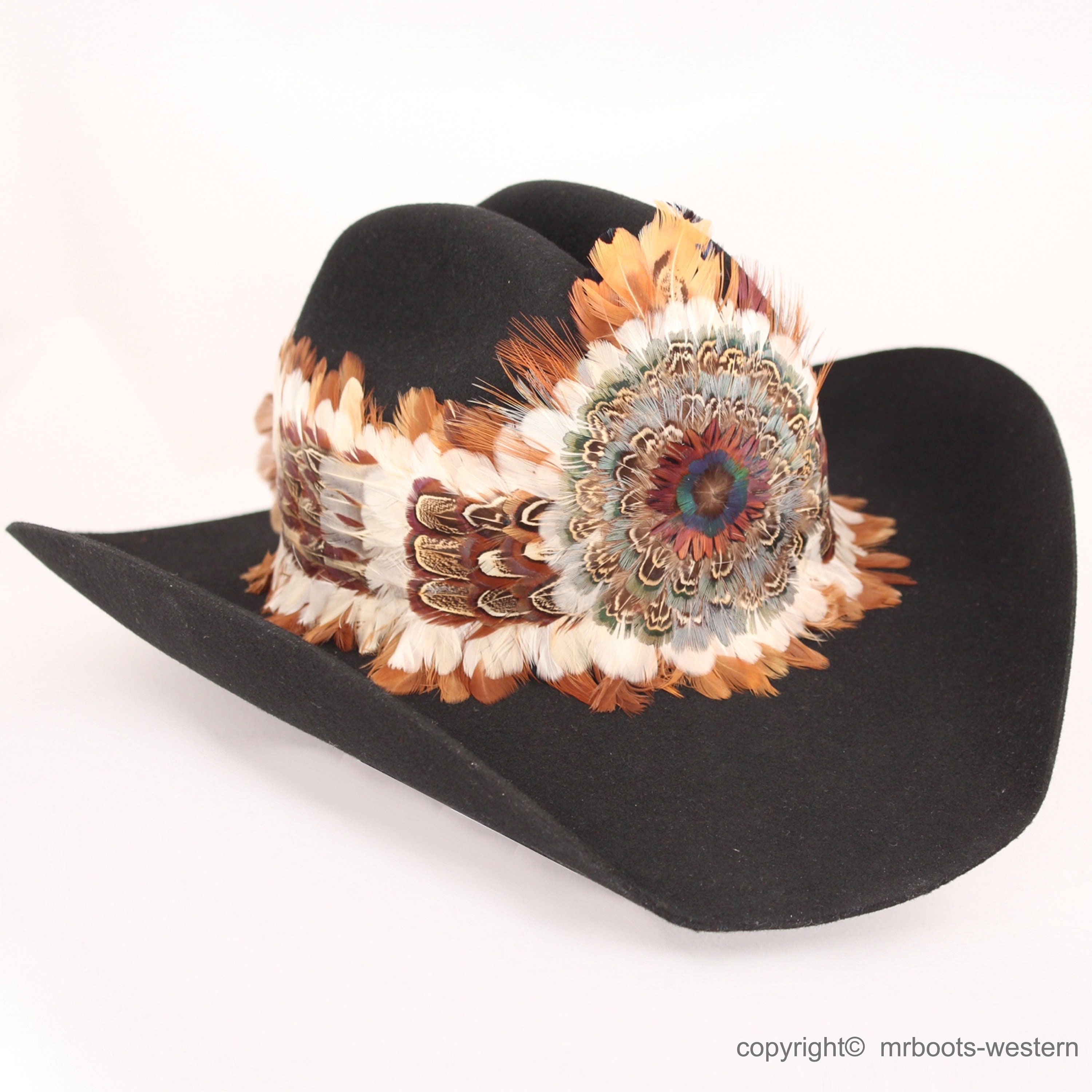 SGF-FB-6000 Western Feather Hat Band for Cowboy Hats - Etsy